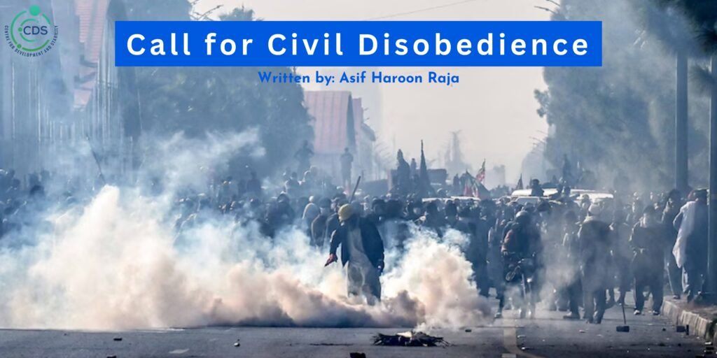 Call for Civil Disobedience - CDS