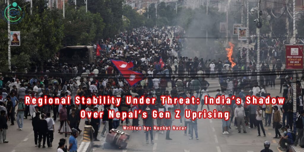 Regional Stability Under Threat: India’s Shadow Over Nepal’s Gen Z ...